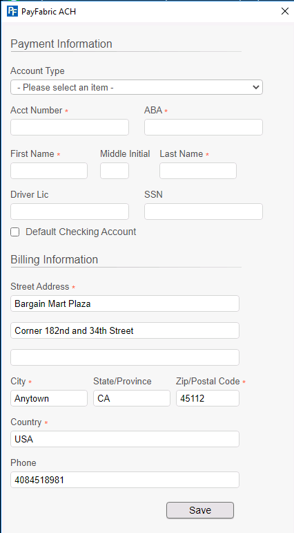 PayFabric for Sage 300